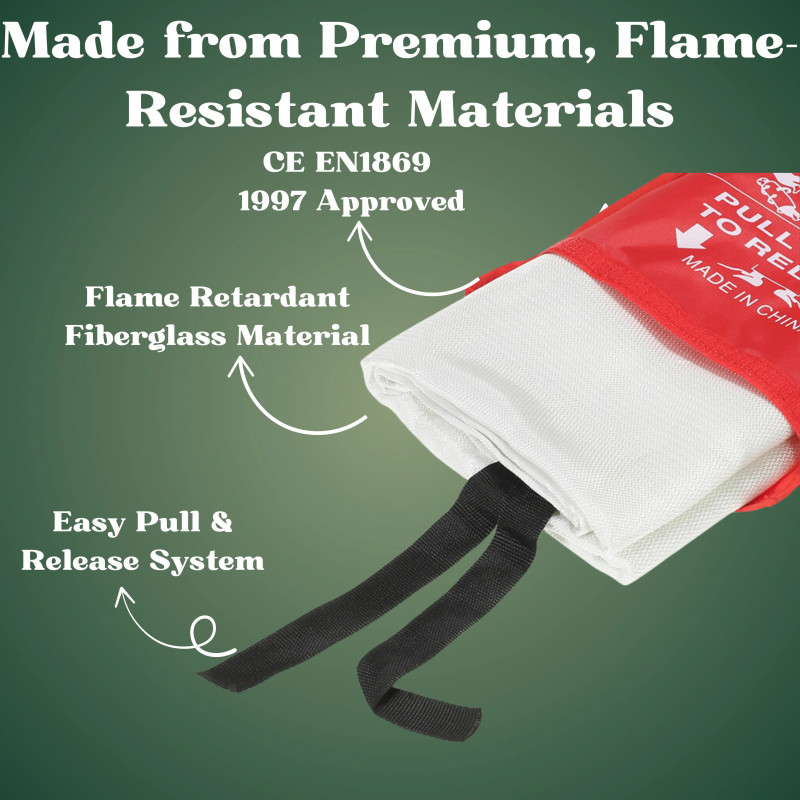 FlameGuard Emergency Fire-Fighting Blanket